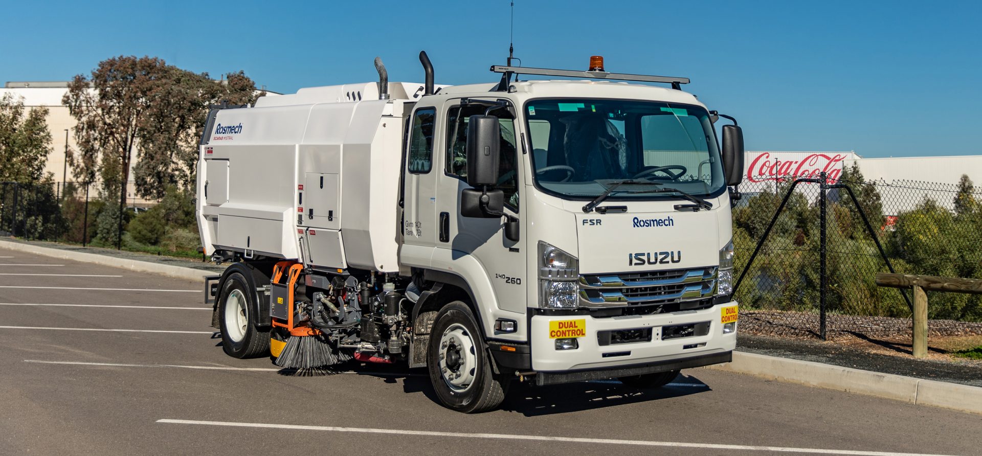 Scarab Mistral Isuzu FSR 120-260 SWB Street Sweeper - Rosmech